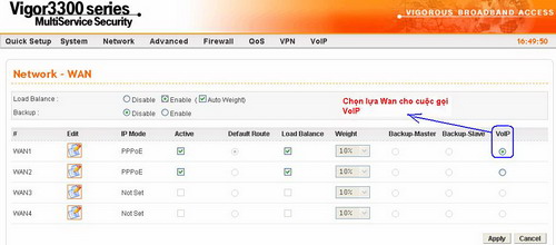 Hướng dẫn cài đặt VoIP trên sản phẩm Vigor3300V | Vigor3300 Series | Các hướng dẫn cấu hình cho ...